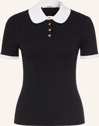 Maje Strickshirt schwarz