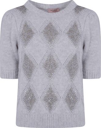 Twin-Set Sweater Round Neck Short Sleeves