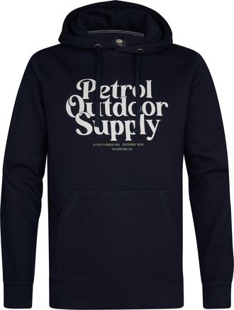 Petrol Industries Unisex Men Hooded Sweater, Navy Blue, X-Large