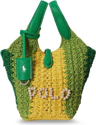 Polo Ralph Lauren Femme, Sacs, Multicolore, Taille: ONE Size Beaded Logo Bucket Bag