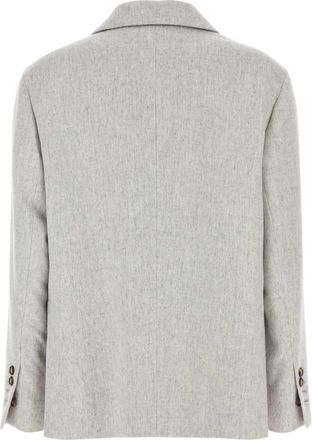 Brunello Cucinelli Wool Blazer - Gray
