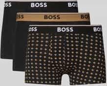 HUGO BOSS Trunks aus Baumwoll-Mix im 3er-Pack
