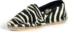 Art of Soule Espadrilles-Chaussons fourr&eacute;es z&egrave;bre - Noire et Blanche - Imprim&eacute;e - Female