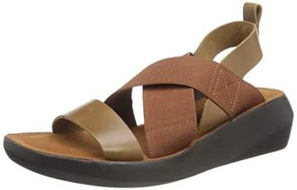 FLY London Femme BAJI848FLY Sandale, Camel, 39 EU