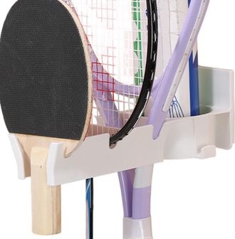 Generic Schl&auml;gerhalter, Schl&auml;gerhalter zur Wandmontage, Wandmontierter Badminton-Schl&auml;gerhalter - Multifunktionale Organisation f&uuml;r die Aufbewahrung des Hause