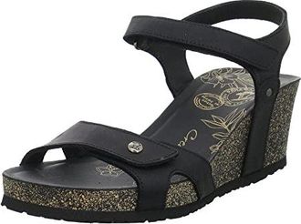 Panama Jack Julia Basics, Sandales Bride cheville femme, Noir (Negro B1), 41 EU