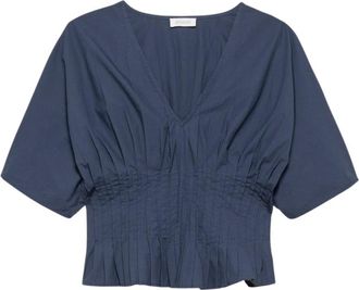 Alchemist Femme, Blouses et Chemises, Bleu, Taille: 42 FR Pien Top