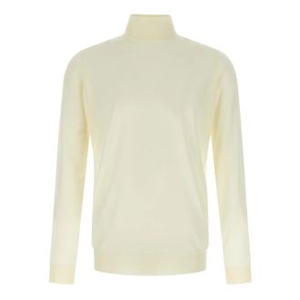 John Smedley Richards D&uuml;nner Wollpullover - - Knitwear - Herren - Beige - XL