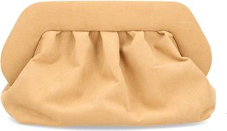 Themoir&egrave; Womens Bios Clutch Bag Beige Recycled Polyester
