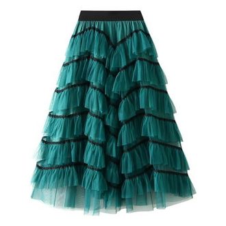 Generic Jupe Midi Cuir Cuir Trapèze Tweed Elastique Vinyle Bouffante Volant Mousseline Doré Blanches Genou Vieux Godet Brillante Holographique Cloche Les Pail