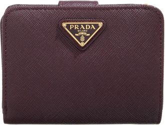 Prada Portemonnaie - Small Saffiano leather wallet - Gr. unisize - in Rot - f&uuml;r Damen