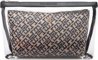 Tommy Hilfiger Kosmetiktaschen-Set Tommy Hilfiger Th Icon Washbag 2 Pack Jacq AW0AW18708 Bunt
