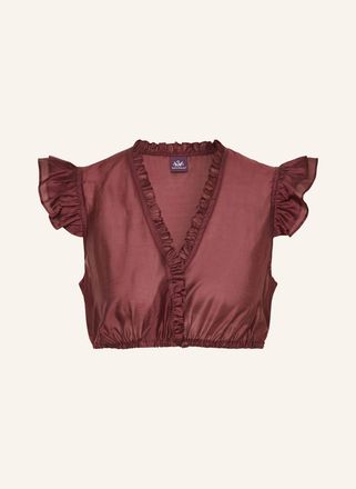 Spieth & Wensky Dirndlbluse Fran rot