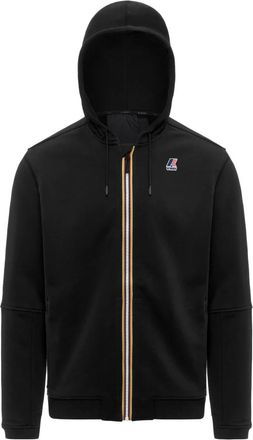 K-Way Homme, Sweatshirts et sweats &agrave; capuche, Noir, Taille: 2XL USY Zip-through