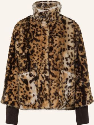 s.Oliver Black Label S.Oliver Black Label Kunstfell-Jacke braun