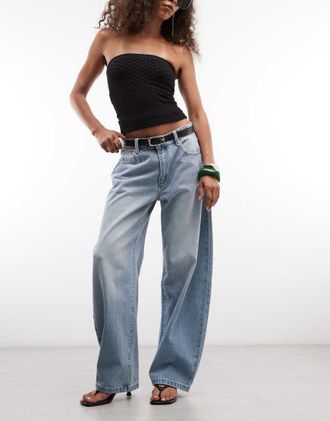 Abrand jean barrel 95 bleu clair