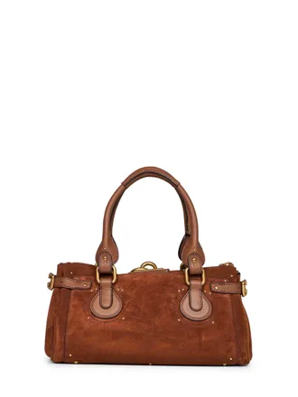 Chlo&eacute; Paddington Top Handle Bag - Brown