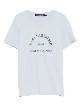 Karl Lagerfeld RSG Glitter T-shirt - Blau