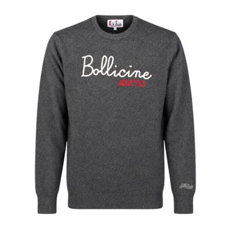 MC2 Saint Barth Heron Rundhals-Strickpullover - - Knitwear - Herren - Grau - L