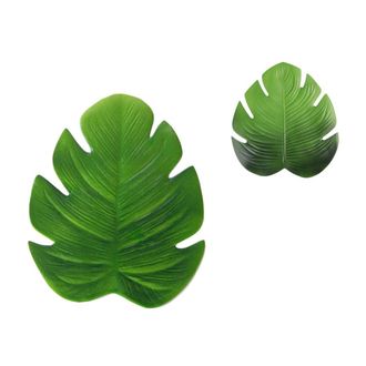 BESPORTBLE 2 St&uuml;ck Kreative Eva Tischsets Und Tassenuntersetzer Mit Blattsimulation rutschfest Hitzebest&auml;ndig F&uuml;rs Esszimmer