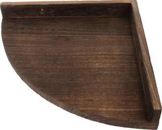 BESPORTBLE Schwebendes Eckregal Mittleres Wandregal 28cm Platzsparendes K&uuml;chen und Badezimmerregal Glatte Oberfl&auml;che Vielseitiges Wandmontage Regal