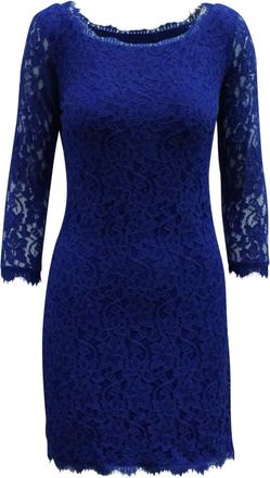 Diane Von Fürstenberg robe Zarita longue - Bleu