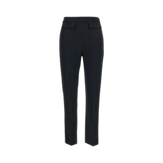 Elisabetta Franchi Femme, Pantalons, Noir, Taille: 40 FR Pantalon Slim-fit