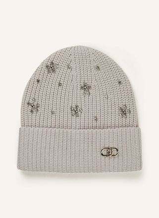 Liu Jo Liu Jo M&uuml;tze Mit Schmucksteinen grau