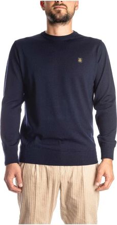 RefrigiWear Pull Bennet - Homme - Pulls - Bleu - Taille: L