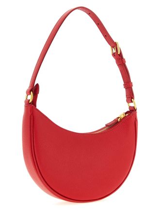 Valentino Garavani VLogo Calfskin Shoulder Bag - Red