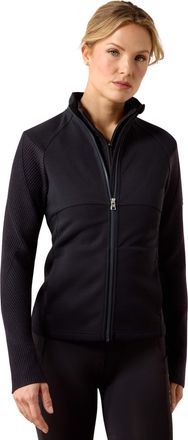 Ariat Womens Skadi Full Zip Sweatshirt Long Sleeve in Show Navy, Size X-Large, by Ariat