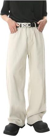 Generic Jean Homme Jeans Homme Jean Homme Regular Confortable Classique Ample Coupe Droite Stretch Rel&acirc;ch&eacute;e - Confort &Eacute;lastique pour Hommes Actifs Au Quotidie