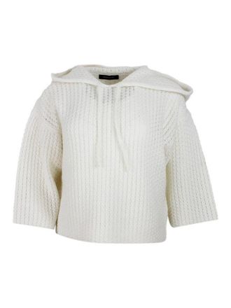 Fabiana Filippi Pull Col Rond - Blanc