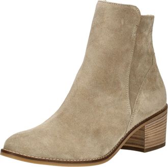 Paul Green Stiefelette PAUL GREEN Paul Green Stiefelette Veloursleder, Damen, Gr. 37,5, beige, Veloursleder, Schuhe Stiefelette, Topseller