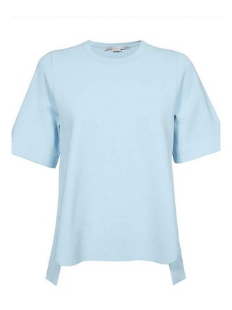 Stella McCartney Pull Col Rond - Bleu
