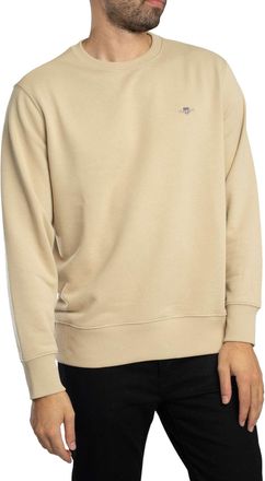 GANT Regul&auml;res Shield-Sweatshirt, Beige