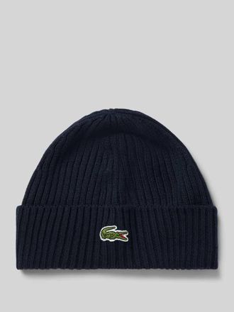 Lacoste M&uuml;tze aus reiner Wolle