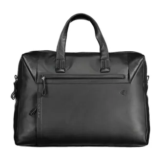 Piquadro Mallette noire avec poign&eacute;es et bandouli&egrave;re - Homme - Sacs - Noir - Taille: ONE Size