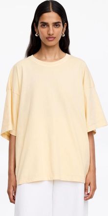 Arket Oversize-T-Shirt -Gelb