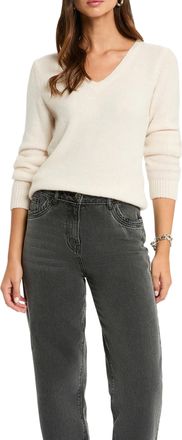 Morgan Pullover, Elfenbein M, XS