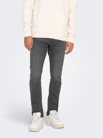 Only & Sons Slim-fit-Jeans ONLY & SONS ONSLOOM SLIM BOX PIM DNM MU OTL, Herren, Gr. 32, L&auml;nge 32, medium grau denim, Denim/Jeans, Obermaterial: 50% Baumwolle, 30%