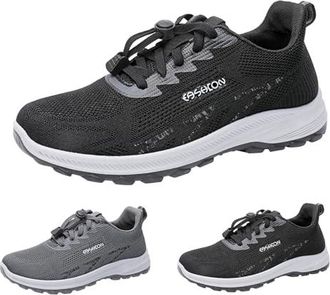 Generic Chaussures de course pour homme avec lacets, antid&eacute;rapantes, respirantes, confortables, douces, l&eacute;g&egrave;res, &agrave; enfiler pour la randonn&eacute;e, le travail, le c