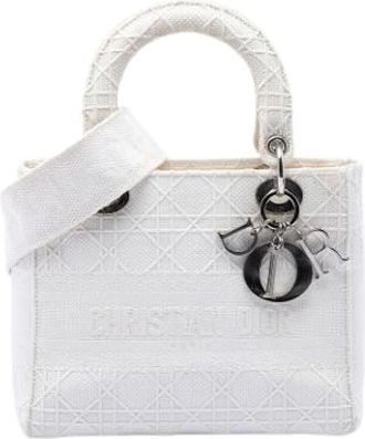 Dior Pre-owned Lady D-Lite - Femme - Pre-owned - Blanc - Taille: ONE Size