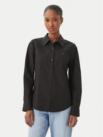Tommy Hilfiger Hemd WW0WW47169 Schwarz Regular Fit