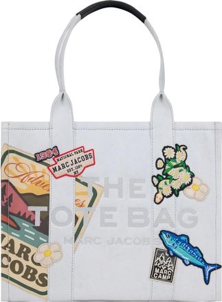 Marc Jacobs Femme, Sacs, Blanc, Taille: ONE Size Le Sac Cabas Avec Applications