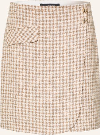 Marc Cain Tweed-Rock In Wickeloptik Mit Glitzergarn braun