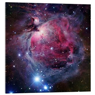 Posterlounge Der Orion-Nebel Acrylglasbild von Robert Gendler 30 x 30 cm Lila Wandbilder Wanddeko