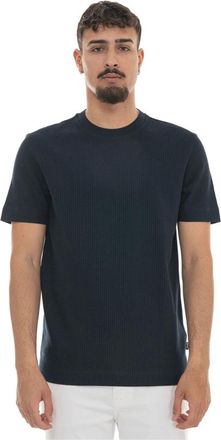 HUGO BOSS Homme, Tops, Bleu, Taille: M H-Thompson-237 T-shirt &agrave; col rond