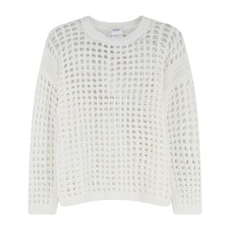Max Mara Femme, Pulls, Blanc, Taille: 38 FR Pull ajour&eacute;