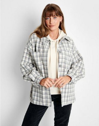 Threadbare Flanellbluse Drake Shacket im tollen Karo-Design